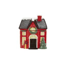HOME STORY Keksdose Haus mit Deckel rot Dolomite Maße (cm): B: 17,7 H: 20,3 T: 17.7 » Möbel Kraft