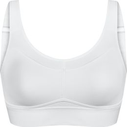 wäschepur Damen Komfort-BH ohne Bügel weiß, Größe 100A