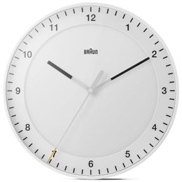 Braun Wanduhr Weiß