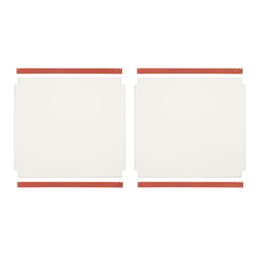 Magazin Fachboden zu Schrank P100 Weiß / RAL 2001 Rotorange
