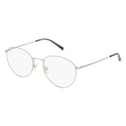Fielmann MI 057 FLEX CL Brille Unisex | Fassung: Vollrand, Panto, Silber