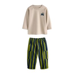next Set Jungen Gr&ouml;&szlig;e 80 beige / marine / gr&uuml;n