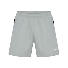 Hummel Sportshorts Herren Gr&ouml;&szlig;e L grau / schwarz / wei&szlig;