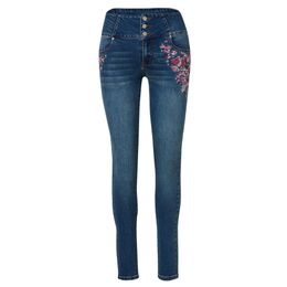 Koroshi Jeans Damen Gr&ouml;&szlig;e 30/31 dunkelblau