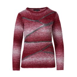 Koroshi Pullover Damen Gr&ouml;&szlig;e M rot / silber