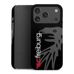 DeinDesign iPhone 17 Pro Handy Premium Case Smartphone Handyh&uuml;lle Schutzh&uuml;lle gl&auml;nzend Logo Sc Freiburg Official Licensed Product Premium Case