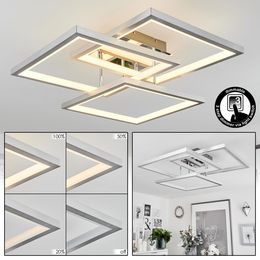 hofstein Solaro Deckenleuchte LED Chrom, Nickel-Matt, 1-flammig