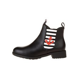 Inselhauptstadt Chelsea-Boots in Schwarz - 38% | Größe 41 | Stiefeletten