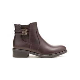 C'M Ankle-Boots in Dunkelbraun - 40% | Größe 40 | Stiefeletten