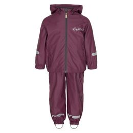 HULABALU 2tlg. Regenoutfit "Pixy" in Pflaume - 44% | Größe 122 | Kinder-outdoor-jacken