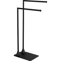 Wenko Handtuchständer "Hella" in Schwarz - (B)43,5 x (H)78,5 x (T)20 cm - 12% | Badezimmer-accessoires