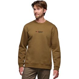 Black Diamond Sweatshirt "Heritage" in Hellbraun - 50% | Größe L | Herren-plussize