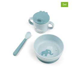 Done by Deer 3tlg. Kindergeschirr-Set "Elphee" in Hellblau - 11% |