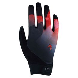 Roeckl Sports Fahrradhandschuhe "Montan" in Schwarz/ Rot - 18% | Größe 4 | Kinderhandschuhe