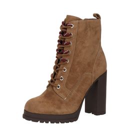 Aldo Lace-Up Ankle Boots 'REBELLIOUSLY' female Brown size 10