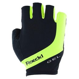 Roeckl Sports Fahrradhandschuhe "Halver 2" in Schwarz/ Grün - 31% | Größe 10,5 | Damenhandschuhe