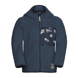Jack Wolfskin Fleecejacke "Moomin Ice Curl" in Dunkelblau - 24% | Größe 128 | Kids-fleecejacken-fleecepullover