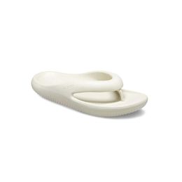 Crocs Zehentrenner "Mellow" in Creme - 44% | Gr&ouml;&szlig;e 41/42 | Damen-sandalen