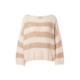 Herrlicher Pullover 'Leena' Damen Gr&ouml;&szlig;e M creme / sand