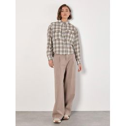 Apricot Hemd in Beige/ Weiß - 67% | Größe XS | Damen-blusen