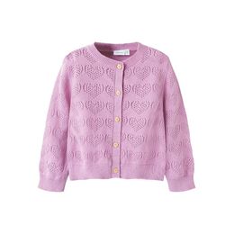 name it Cardigan in Rosa - 22% | Größe 104 | Kinder-pullover