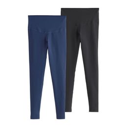 next Leggings Damen Gr&ouml;&szlig;e M navy / schwarz