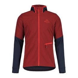 maloja Hybridjacke "AuerhahnM. Puzzle" in Dunkelblau/ Rot - 63% | Größe M | Herren-outdoorjacken