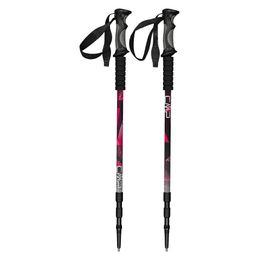 CMP Trekkingstöcke in Schwarz/ Pink - 43% | Damen-outdoor-ausruestung