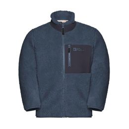 Jack Wolfskin Fleecejacke "Ice Curl" in Dunkelblau - 30% | Größe 164 | Kids-fleecejacken-fleecepullover