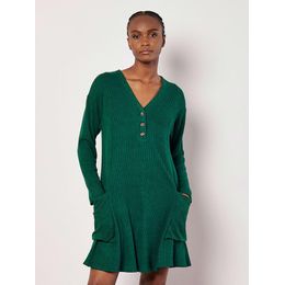 Apricot Kleid in Grün - 52% | Größe M | Damen-kleider