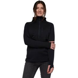 Black Diamond Fleecejacke "Coefficient QZ" in Schwarz - 58% | Größe XS | Damenjacken