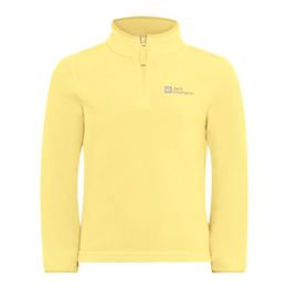 Jack Wolfskin Fleecepullover "Taunus" in Gelb - 40% | Größe 116 | Kids-fleecejacken-fleecepullover