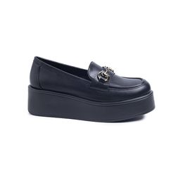 C'M Keilmokassins in Dunkelblau - 46% | Größe 40 | Damen-schuhe-halbschuhe