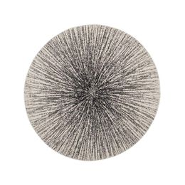 Safavieh Kurzflor-Teppich in Schwarz/ Creme - 29% | Größe 160x160 cm |