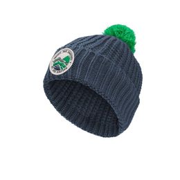 Jack Wolfskin M&uuml;tze "Pompom Badge" in Dunkelblau/ Gr&uuml;n - 10% | Gr&ouml;&szlig;e M | Kindermuetzen