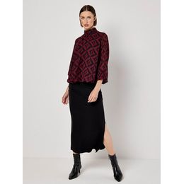 Apricot Bluse in Bordeaux/ Schwarz - 67% | Größe XS | Damen-blusen