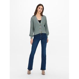 Jacqueline de Yong JDY Cardigan "Justy" in Gr&uuml;n - 48% | Gr&ouml;&szlig;e L | Damen-pullover-cardigans