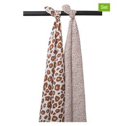 MEYCO 2er-Set: Mullwindeln in Hellbraun - (L)120 x (B)120 cm - 29% |