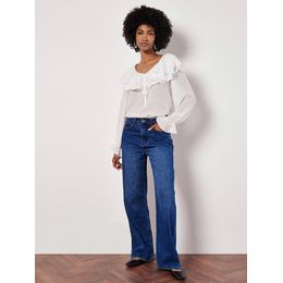 Apricot Bluse in Wei&szlig; - 65% | Gr&ouml;&szlig;e S | Damen-blusen