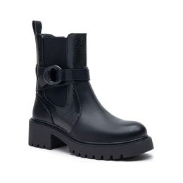 Foreverfolie Ankle-Boots in Schwarz - 60% | Größe 38 | Stiefeletten