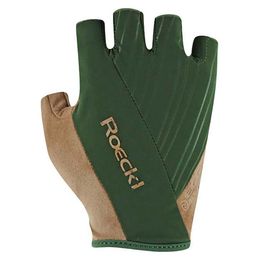 Roeckl Sports Fahrradhandschuhe "Isone" in Khaki/ Beige - 34% | Gr&ouml;&szlig;e 9 | Damenhandschuhe