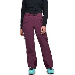 Black Diamond Ski-/ Snowboardhose "Recon" in Lila - 50% | Größe XL | Damen-sporthosen