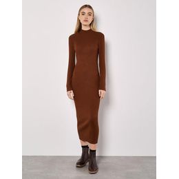 Apricot Kleid in Braun - 68% | Größe XS | Damen-kleider