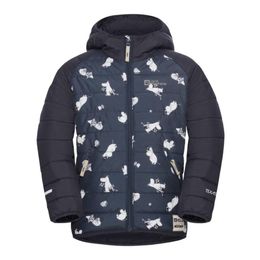 Jack Wolfskin Winterjacke "Moomin" in Dunkelblau/ Weiß - 51% | Größe 140 | Kinderjacken