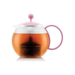Bodum Teebereiter "Assam" in Transparent/ Pink - 1 l - 33% | Gedeckter-tisch