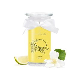 Juwelkerze Duftkerze mit Ohrringen "Citrus of Sicily" - 400 g - 37% | Kerzen-vasen