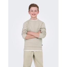 Only & Sons Only&Sons Sweatshirt "Ceres" in Beige - 24% | Größe 122/128 | Kinder-sweatshirts-jacken