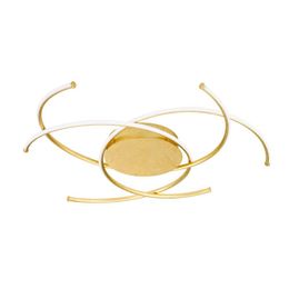 Wofi JULS Deckenleuchte LED Gold, 1-flammig