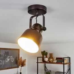 hofstein Presa Deckenleuchte Schwarz, 1-flammig