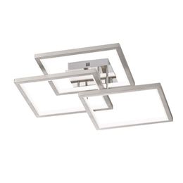 Wofi VISO Deckenleuchte LED Nickel-Matt, 1-flammig